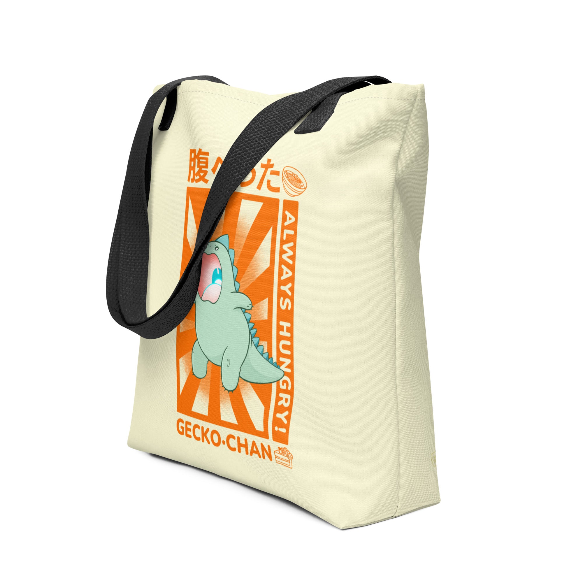 GECKO-CHAN - HUNGRY TOTE BAG