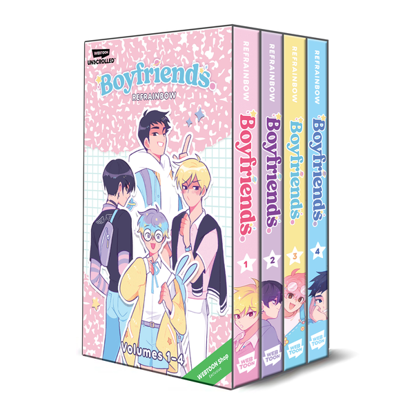 Boyfriends. 4 Book Boxed Set Volumes 1–4 | WEBTOON