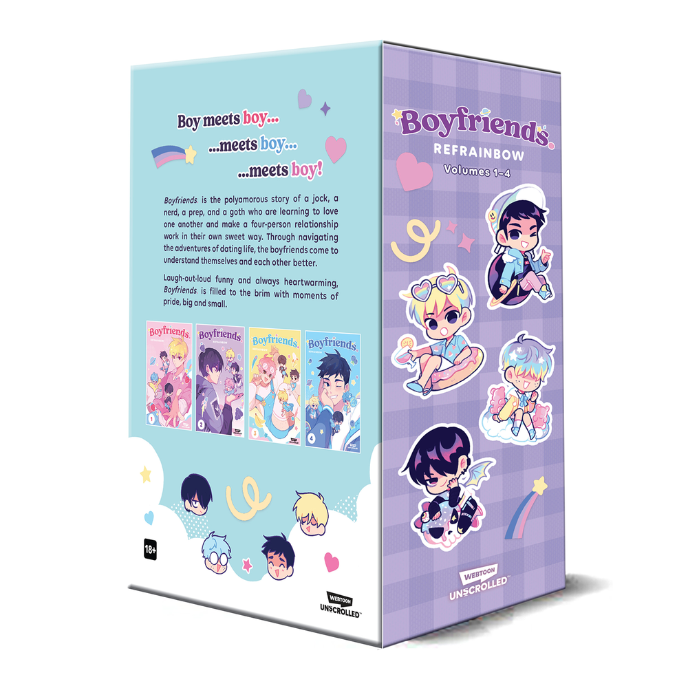 Boyfriends. 4 Book Boxed Set Volumes 1–4 | WEBTOON