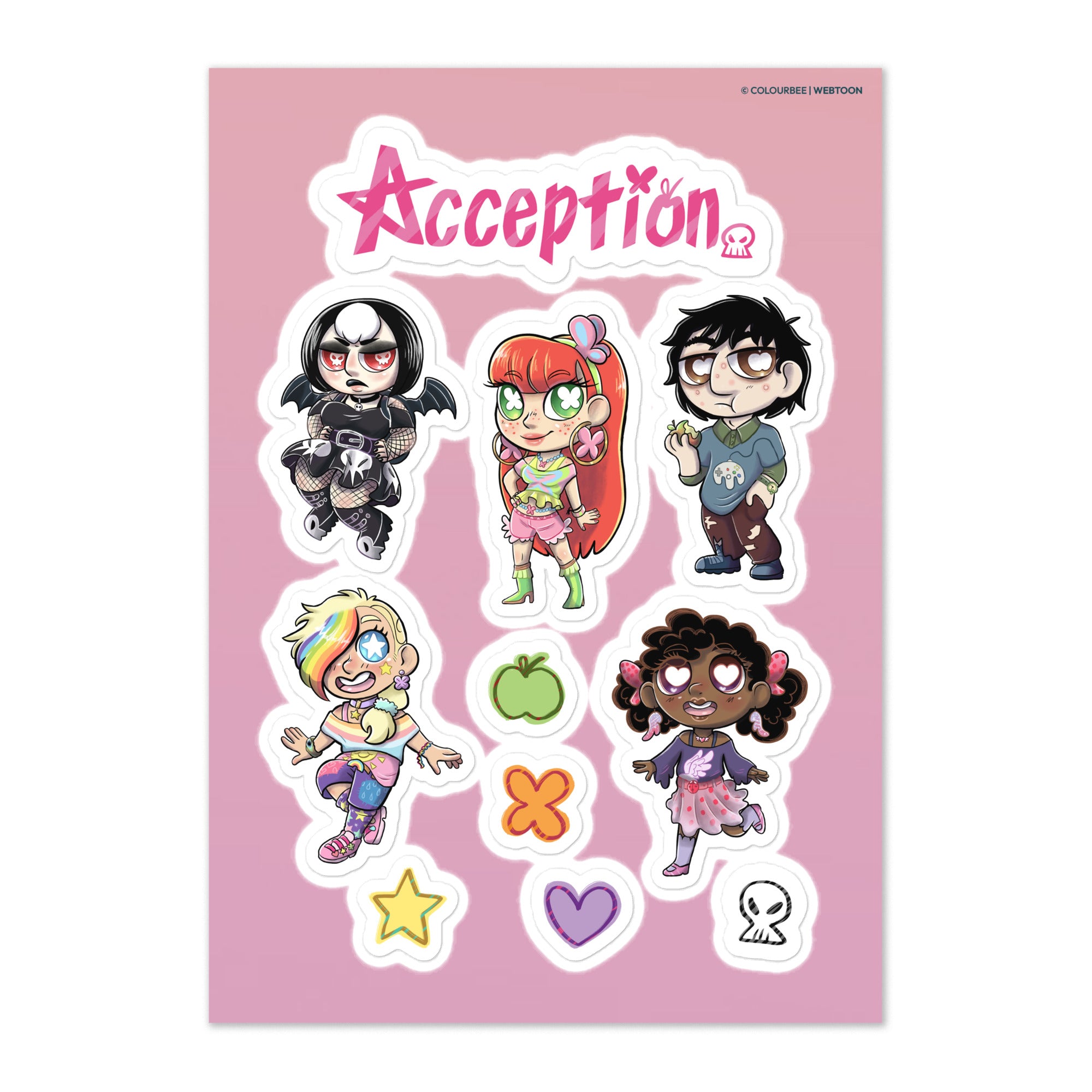 ACCEPTION - CHIBI STICKERS