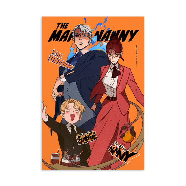 THE MAFIA NANNY - GROUP POSTCARD