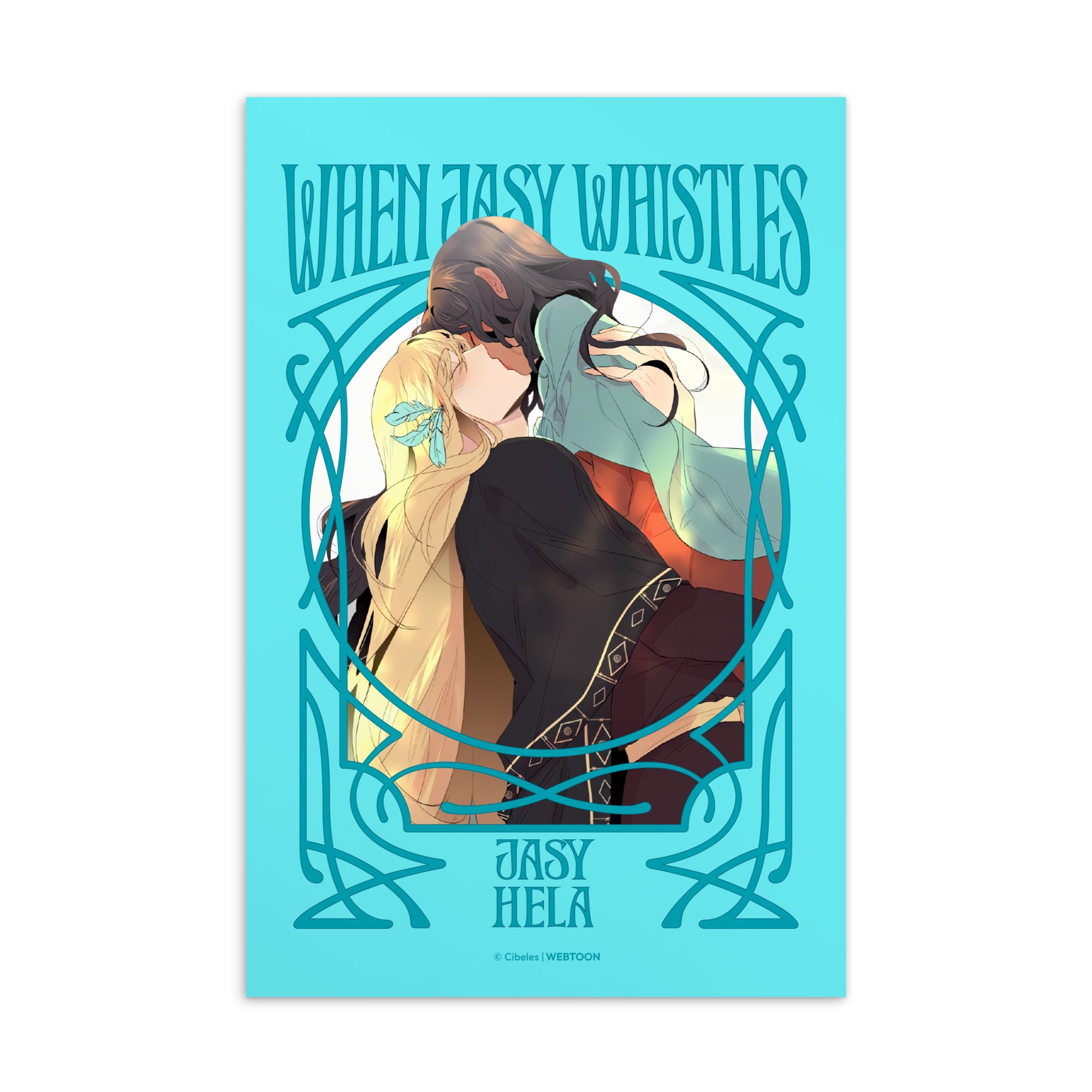WHEN JASY WHISTLES - JASY & HELA POSTCARD