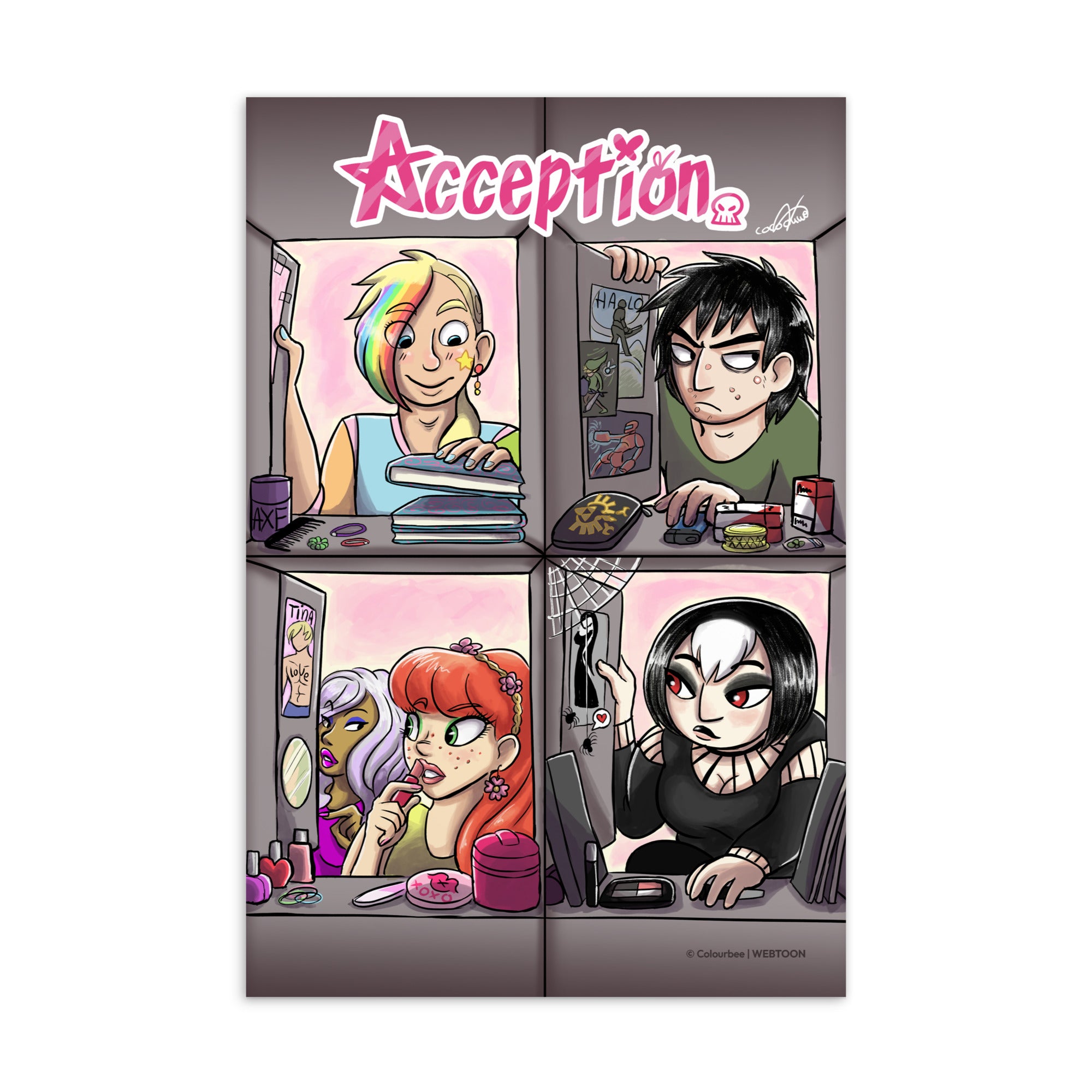 ACCEPTION - LOCKERS POSTCARD
