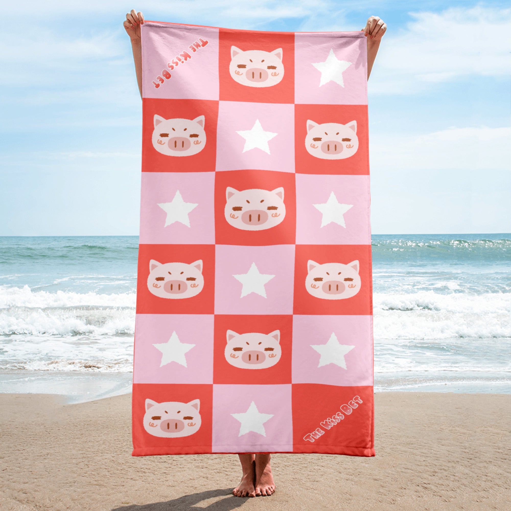 THE KISS BET - BEACH TOWEL